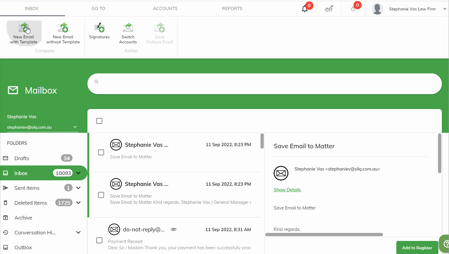 Using The SILQ Inbox using-the-silq-inbox